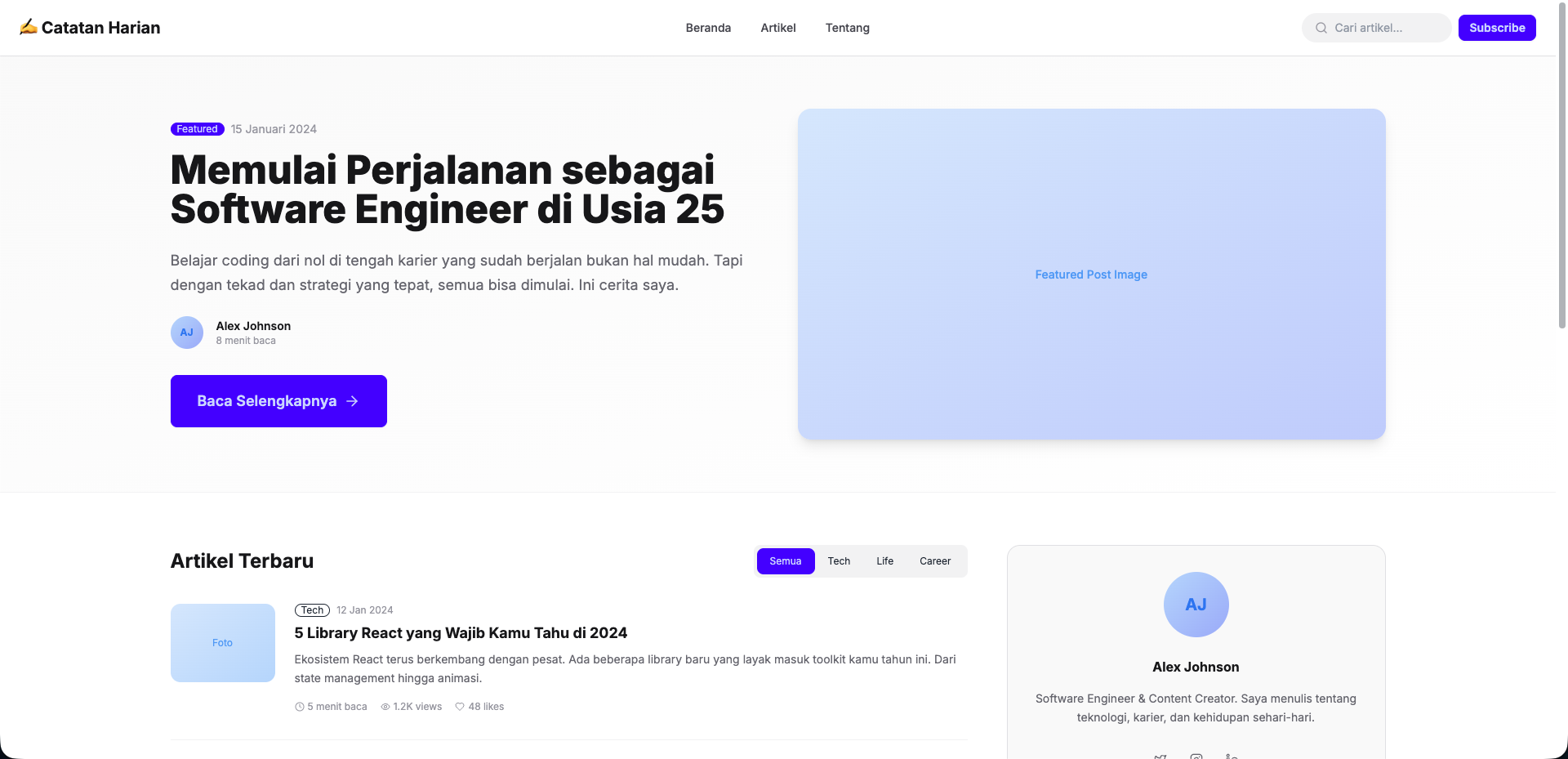 Weba — Platform Pembuat Website dengan AI
